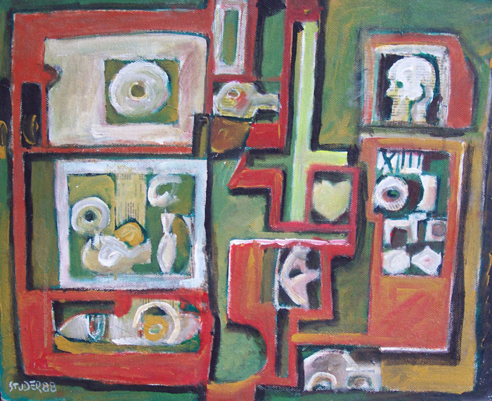 Constructive with Newspaper Studer, Edwin | Porton de San Pedro