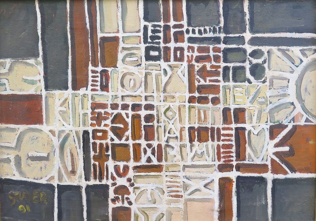 Constructivo con sol Studer, Edwin | Porton de San Pedro